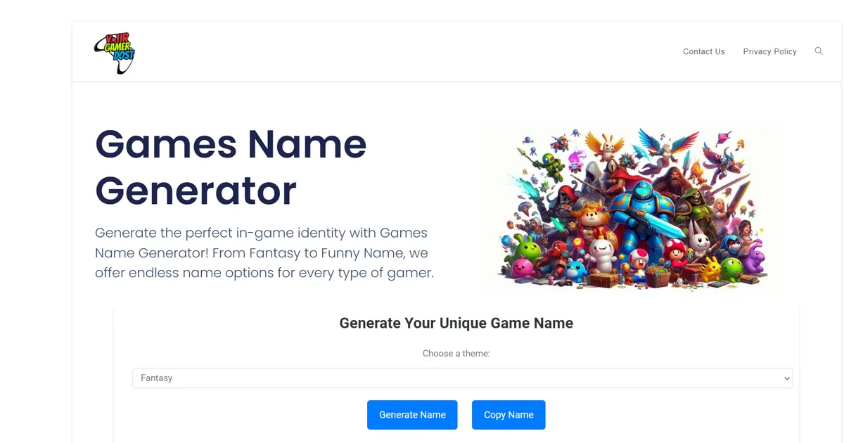 World of Tanks Name Generator | Games Name Generator List