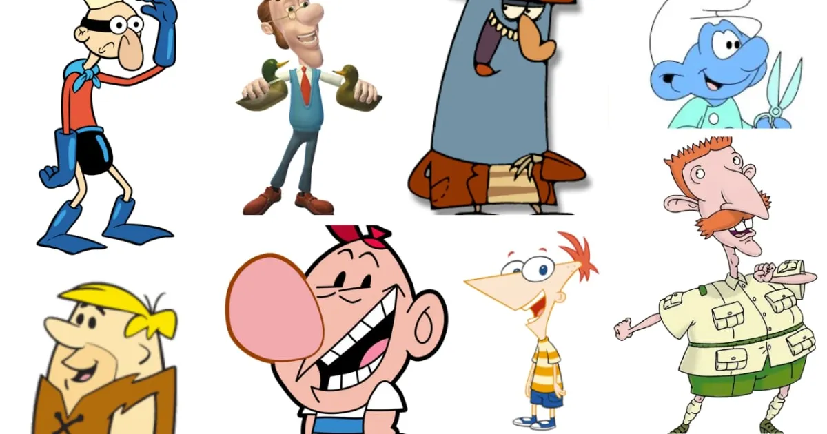 100 Characters With Big Noses! by @animationnation