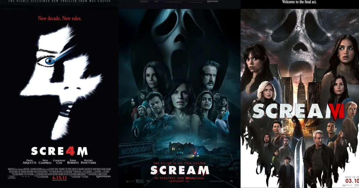 The Complete List of Scream Movies in order (And where to stream them ...