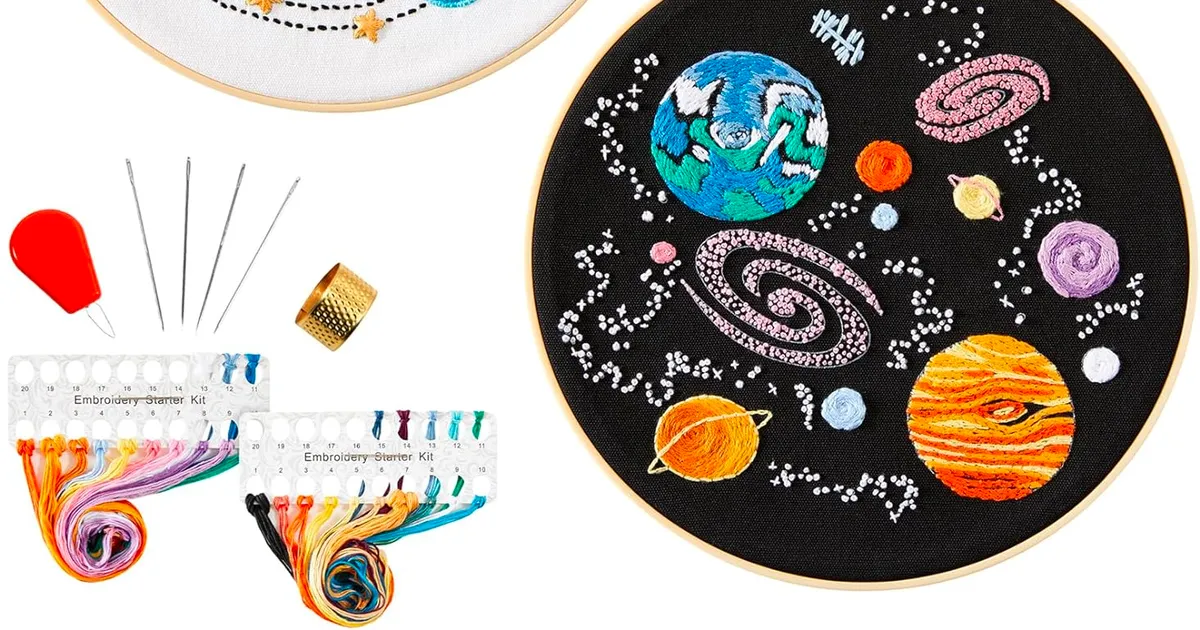 Solar System | Best Embroidery Kits for Beginners